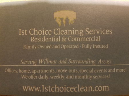 1st Choice Cleaning Service Inc. - Care.com Willmar, MN House Cleaning ...
