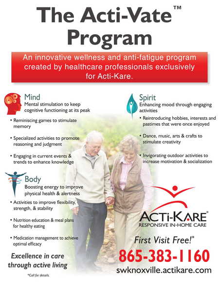 Acti-Kare Responsive In-Home Care - Care.com Knoxville, TN Home Care Agency